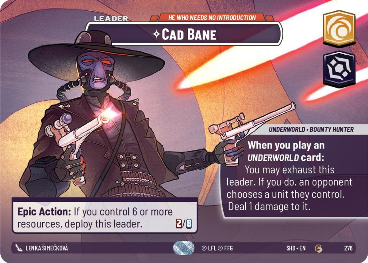 Cad Bane, He Who Needs No Introduction (Showcase) · Shadows of the ...