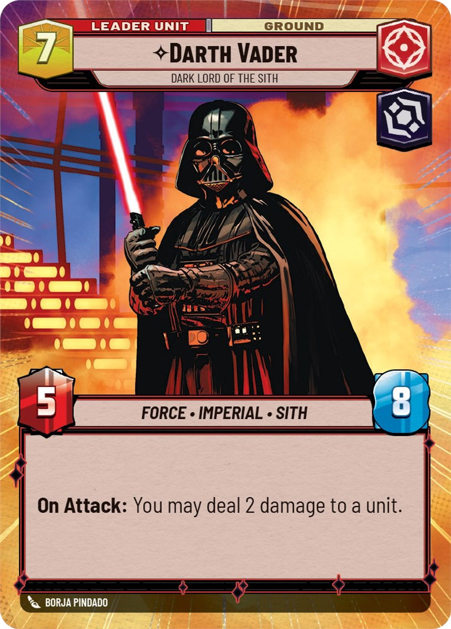 Darth Vader, Dark Lord of the Sith (Hyperspace) · SOR Event Promos (SOR ...