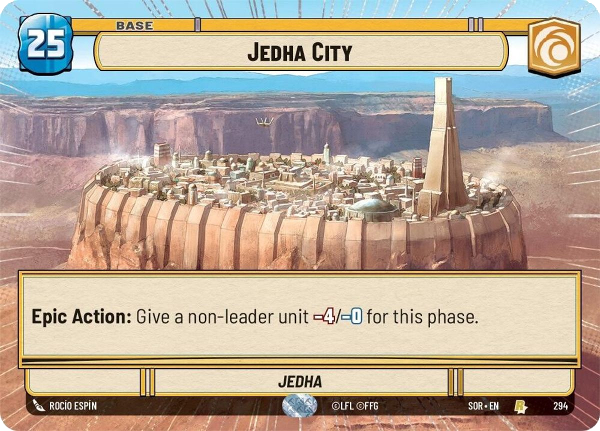 Jedha City (Hyperspace) · Spark of Rebellion (SOR) #294 · SWU Codex