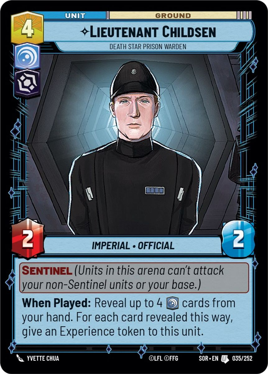 Lieutenant Childsen, Death Star Prison Warden · Spark of Rebellion (SOR ...