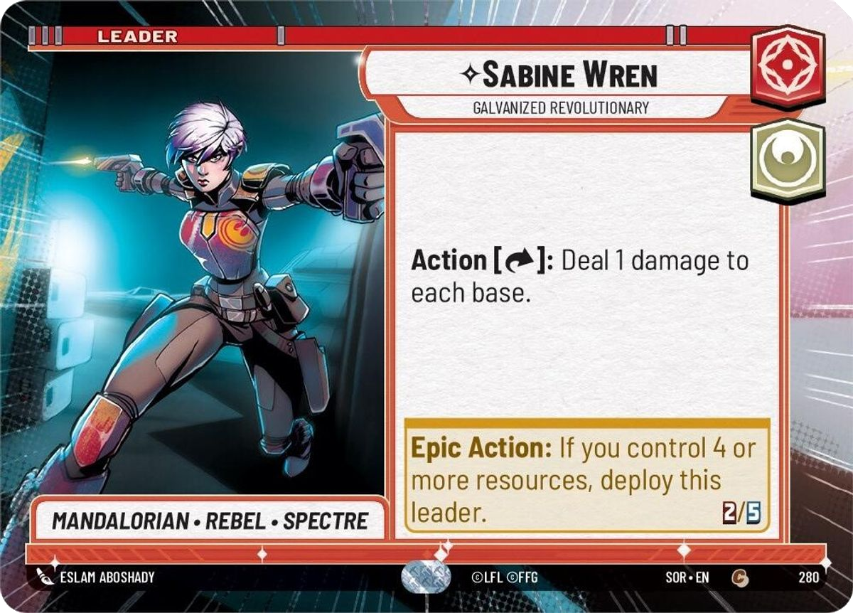 Sabine Wren, Galvanized Revolutionary (Hyperspace) · Spark of Rebellion ...