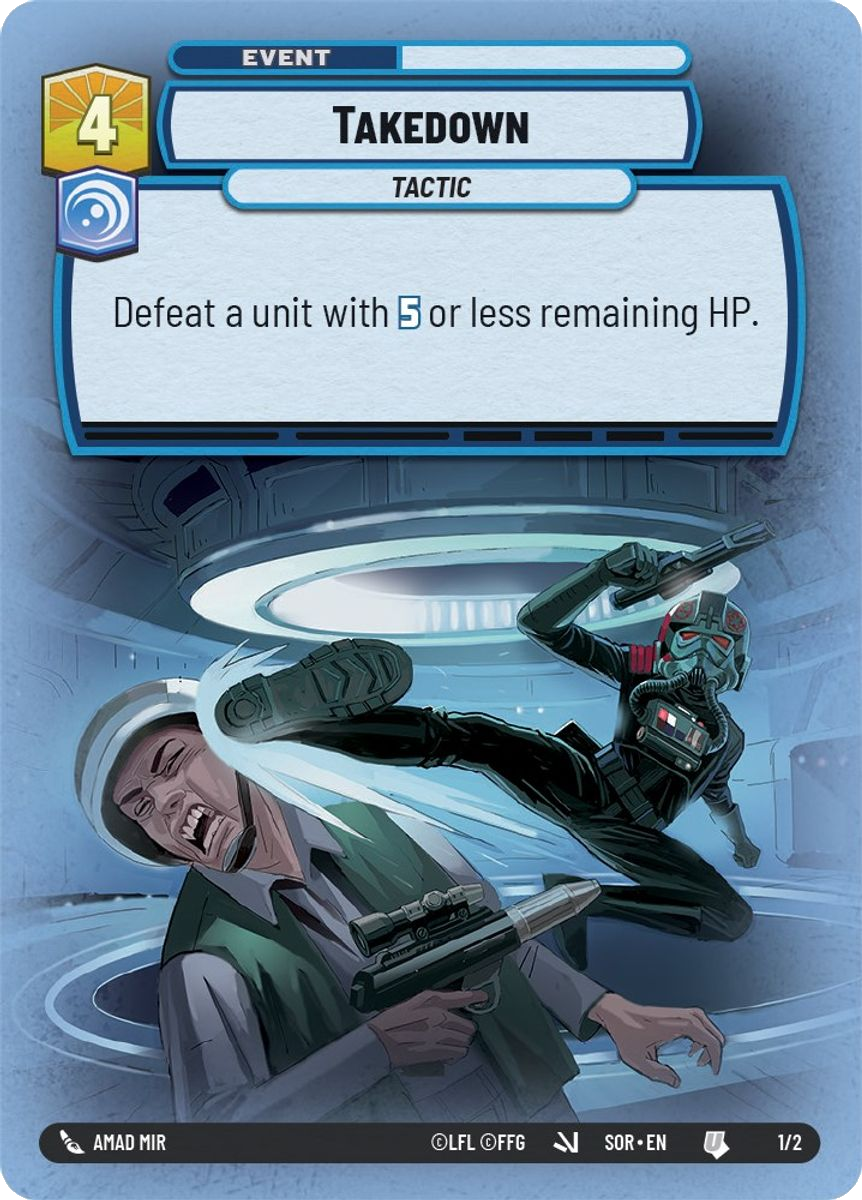 Takedown · Spark of Rebellion (SOR) #1/2 · SWU Codex